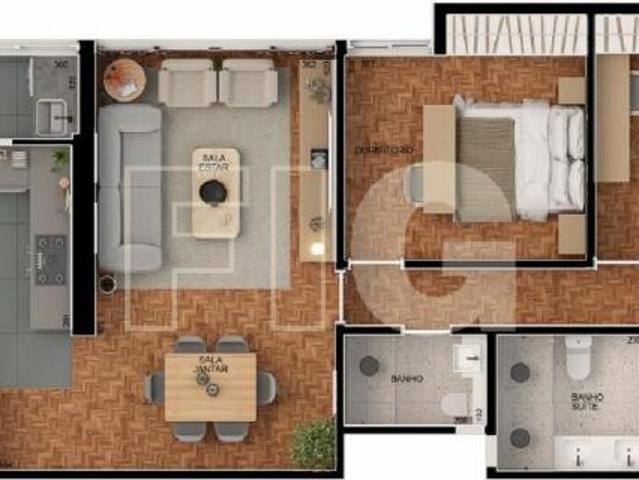 APARTAMENTO JARDIM PAULISTA Venda 99 m² 3 Quartos 1 Suíte 1 Vaga