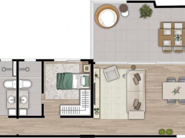 Apartamento Jardins Getúlio Vila Izabel 2 Suítes 1 Vaga 68m² R$ 626 mil