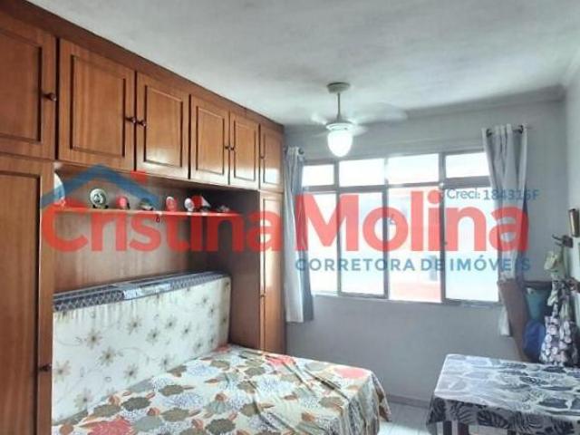Apartamento kit mobiliado no Boqueirão, Praia Grande