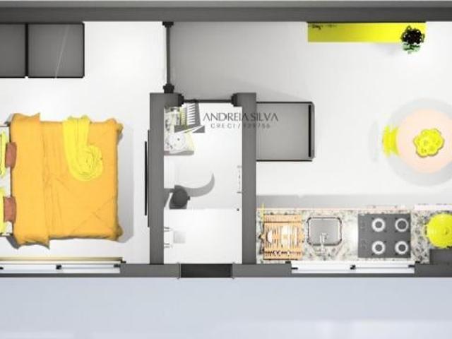 Apartamento Kitnet com 01 quarto próximo ao Jardim Botânico e UFPR