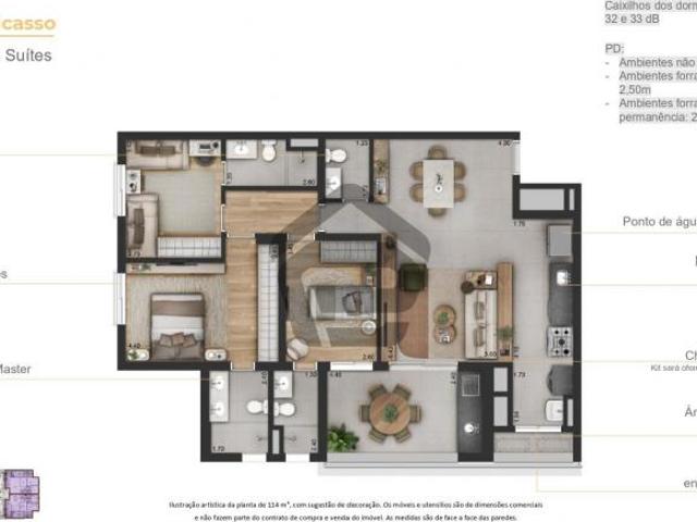 Apartamento Lançamento à Venda com 3 Suítes em Moema