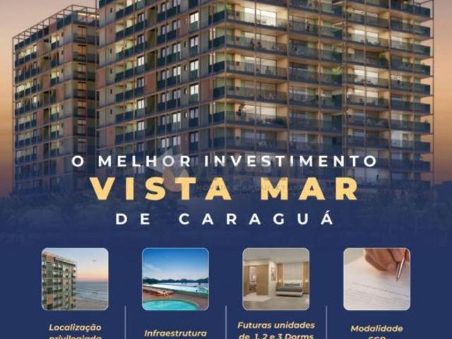 Apartamento lançamento frente mar com 3 dormitórios no Centro em Caraguatatuba SP