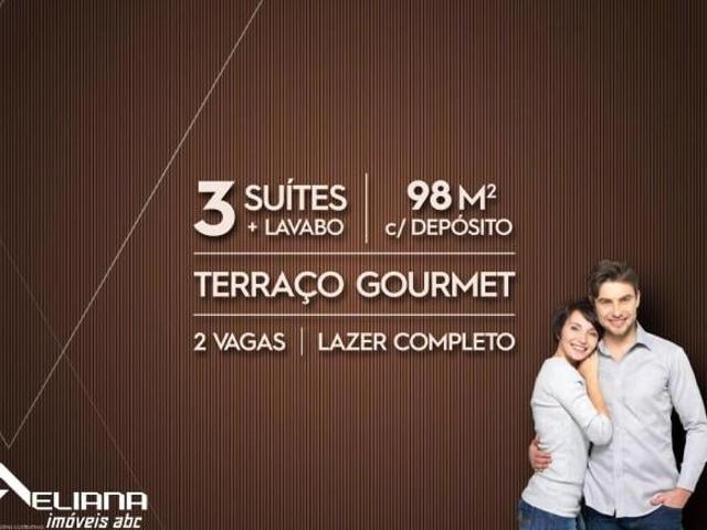 Apartamento lançamento 98 m² 3 suítes e terraço gourmet Barcelona