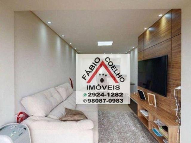 Apartamento lindíssimo com 3 dormitórios à venda, 72 m² Interlagos São Paulo/SP