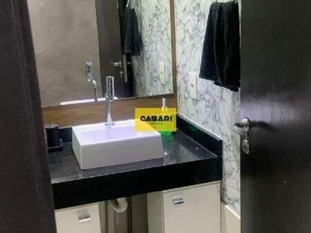Apartamento lindo, 3 quartos, varanda gourmet, 2 vagas, 73m2 Centro Sbc, anda