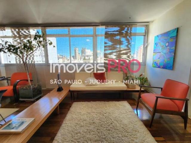 Apartamento locação mobiliado Jardins perto do Clube Paulistano, 180m2, 2 dorms, 1 suite, 1 vaga