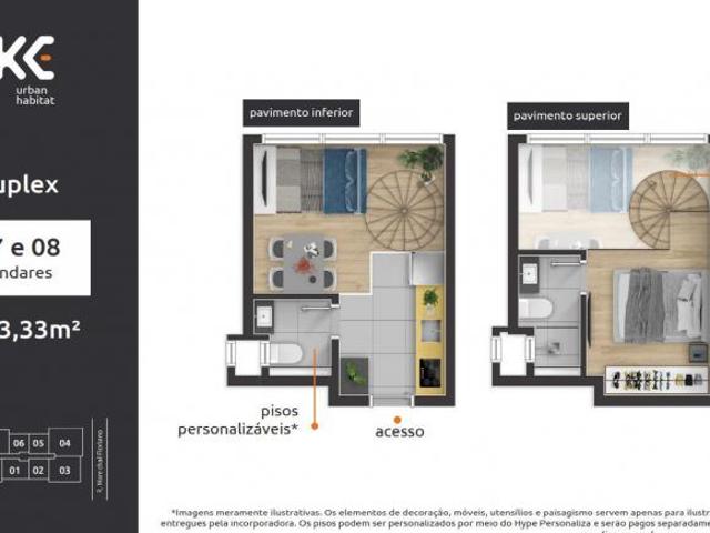 APARTAMENTO LOFT DUPLEX NO CENTRO COM DIREITO A 1 VAGA COBERTA