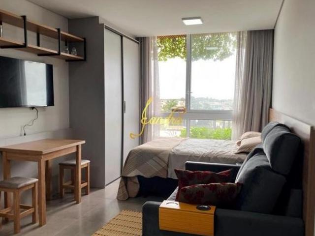 Apartamento loft JK com box e infra MOBILIADO E DECORADO