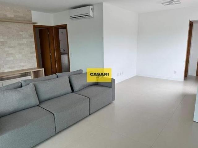 Apartamento luxo, 3 suites, varanda gourmet, 4 vagas, 130m2 Jardim do Mar Sbc, andar alto