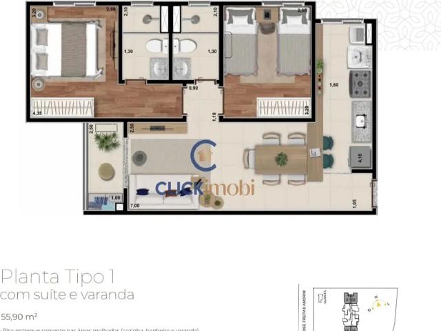 Apartamento Mansões Santo Antônio Campinas