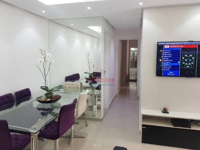 Apartamento Marco Zero com 2 dormitórios à venda, 65 m² por R$ 640.000 Parque Anchieta São Berna