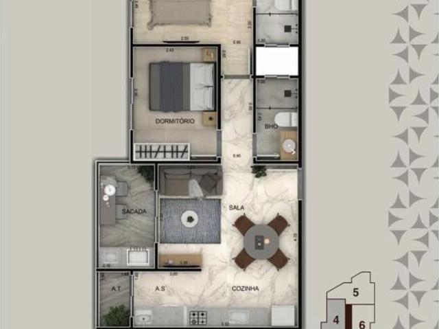 Apartamento Mirim Praia Grande