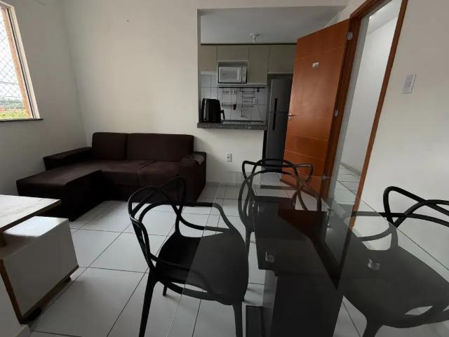 Apartamento moniliado para locação no space calhau com 1 banheiro