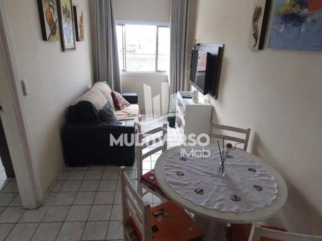 Apartamento mobilado de 37 m² na Aviação, Praia Grande
