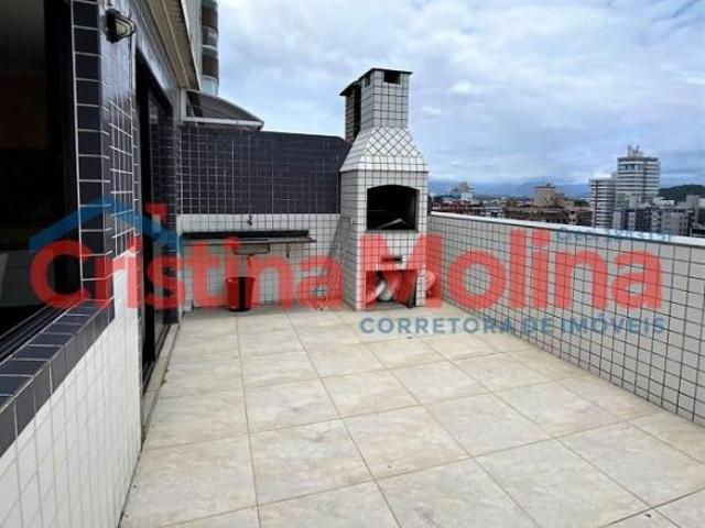 Apartamento mobiliado, 3 dormitórios, 2 suíte, área gourmet, 3 vagas, vista mar, Guilhermina