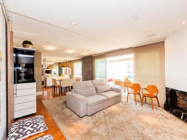 APARTAMENTO MOBILIADO 3 SUÍTES 4 VAGAS 163M² CAMPO COMPRIDO
