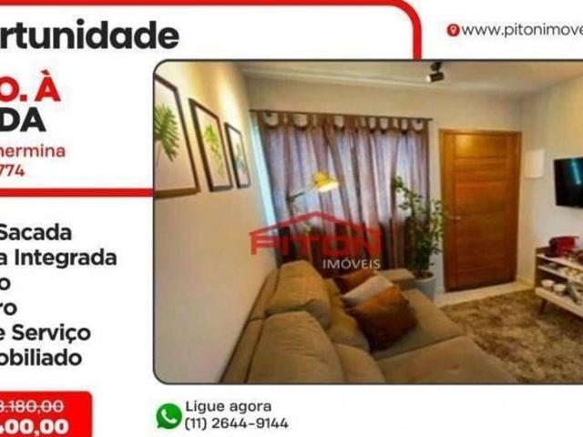 Apartamento Mobiliado 01 quarto, sala com sacada a venda Vila Guilhermina São Paulo/SP