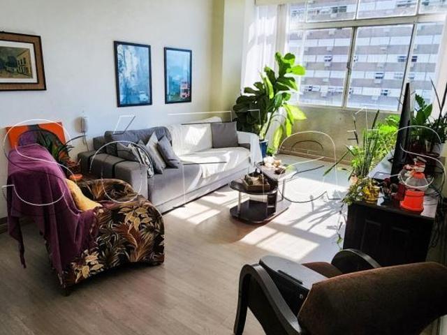 Apartamento mobiliado 100m² com vista mar no José Menino Santos Av. Pres. Wilson