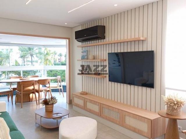 Apartamento mobiliado 114m² com 3 dormitórios Módulo 2 Riviera Bertioga/SP