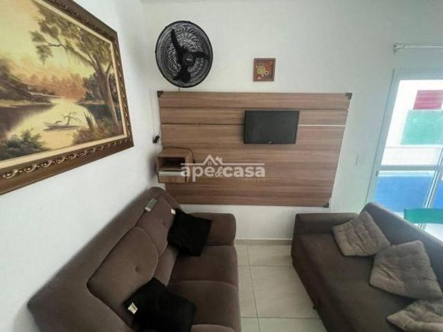 Apartamento mobiliado 1 dormitório na aviação 50mts da praia
