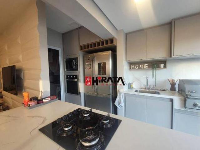 Apartamento mobiliado, 1 dormitório à venda, 70 m², 2 vagas, R$ 1.400.000 Chácara Santo Antônio