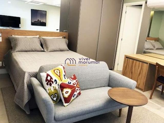 Apartamento mobiliado 43,3²2 a venda no Brooklin