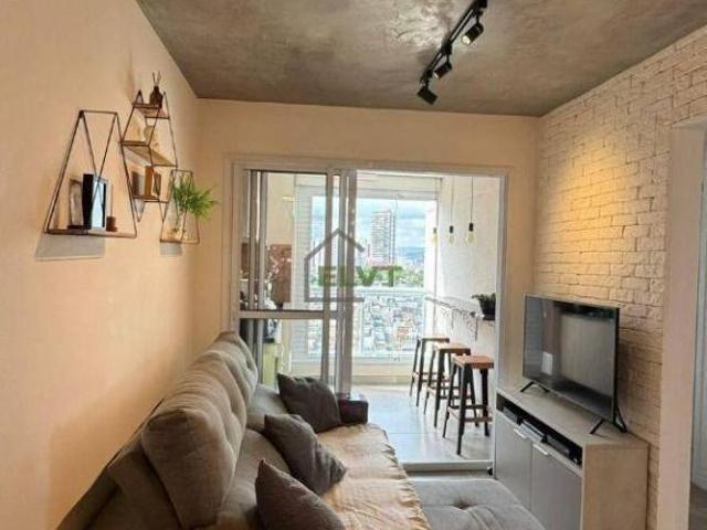 Apartamento Mobiliado 54m² no Vision Spa Osasco | 2 quartos, Sacada e 1 Vaga