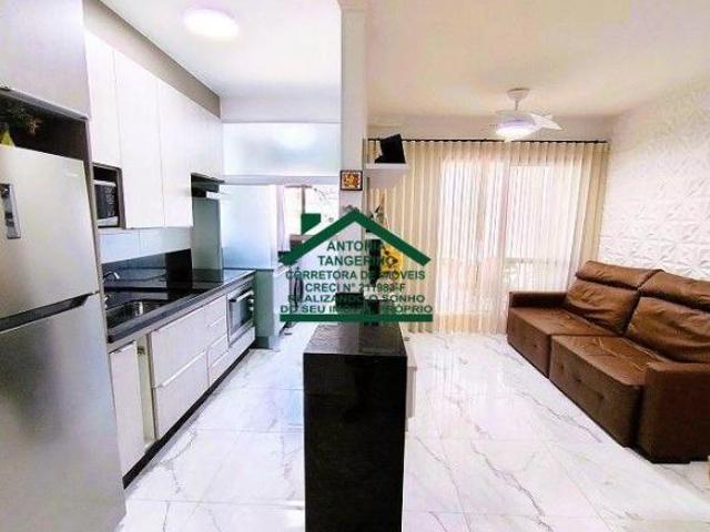 APARTAMENTO MOBILIADO 57M²–2DORMS 1SUÍTE –VARANDA GRILL–1VAGA–PRAIA MARTIM DE SÁ