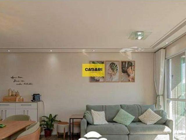 Apartamento Mobiliado 66m² com Suíte e Sacada – São Bernardo do Campo