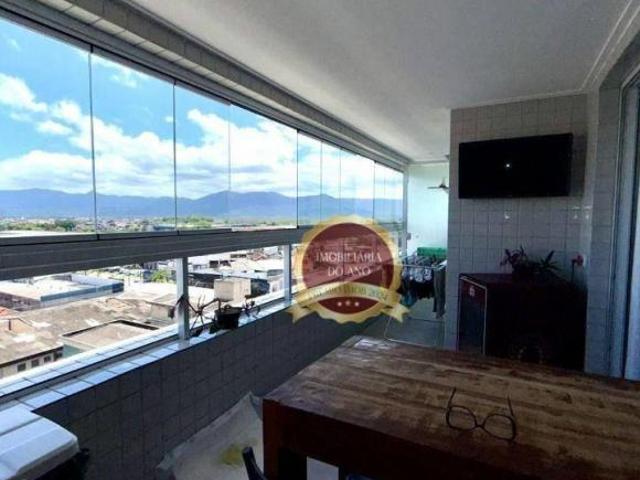 Apartamento Mobiliado com Varanda Gourmet 2 quartos Vila Guilhermina Praia Grande/SP