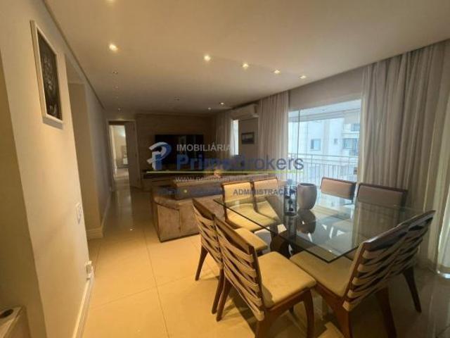 Apartamento Mobiliado com Varanda Gourmet, 3 suítes e 2 vagas de 126 m² Mooca