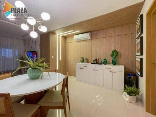 Apartamento Mobiliado com Vista Mar Definitiva | 3 Suítes | Sacada Gourmet | 2 Vagas demarcadas – Ca