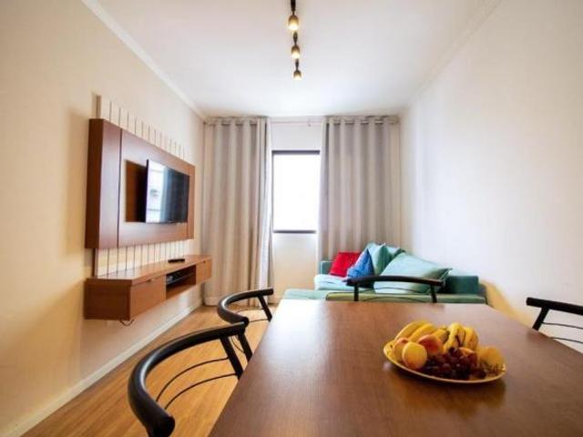 Apartamento mobiliado com vista para o mar a venda no Guilhermina em Praia Grande