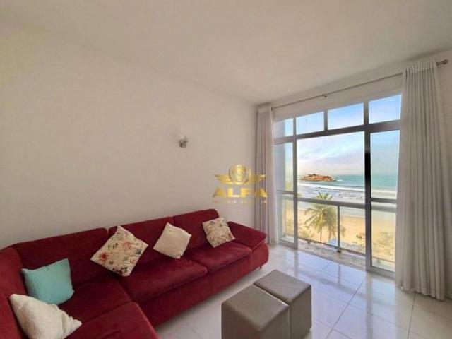 Apartamento Mobiliado com Vista para o Mar nas Pitangueiras – Alfa Imóveis Guarujá