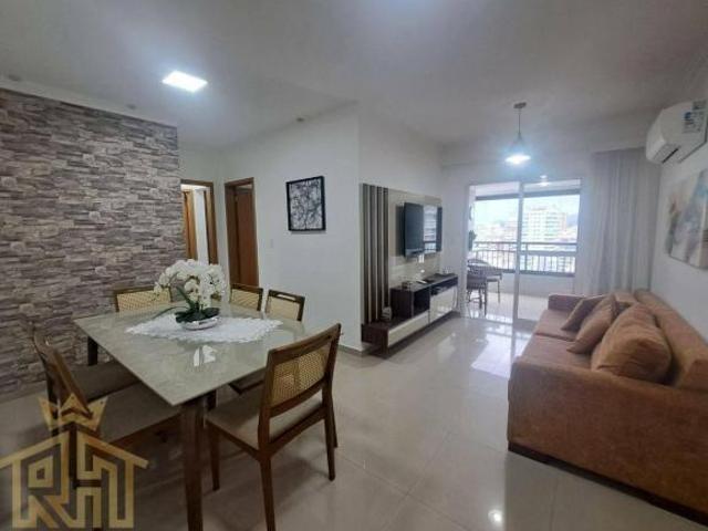 Apartamento Mobiliado com Vista Parcial para o Mar na Guilhermina – Praia Grande | Pronto para Morar