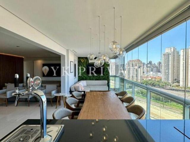 Apartamento mobiliado com 159 m², 3 quartos sendo 3 suítes à venda no Jardim das Perdizes