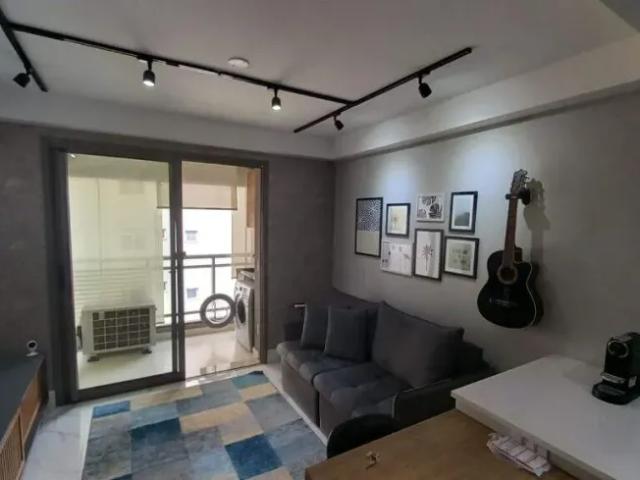 Apartamento MOBILIADO com 1 dormitório, SENDO SUITE para Locação com 36 m² Berrini no Brooklin