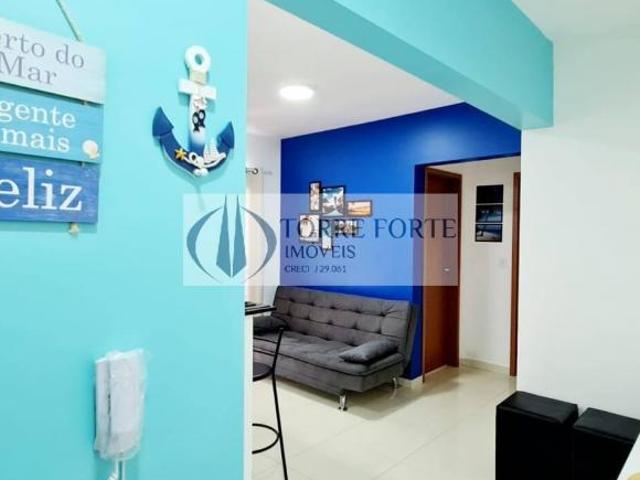 Apartamento Mobiliado com 1 Dormitório, 1 Vaga, Lazer Completo Praia Grande