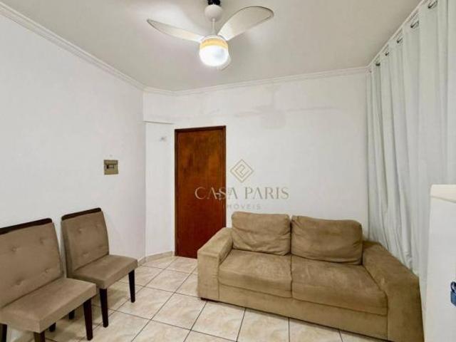 Apartamento MOBILIADO com 1 dormitório à venda, 37 m² por R$ 350.000 Boqueirão Praia Grande/SP