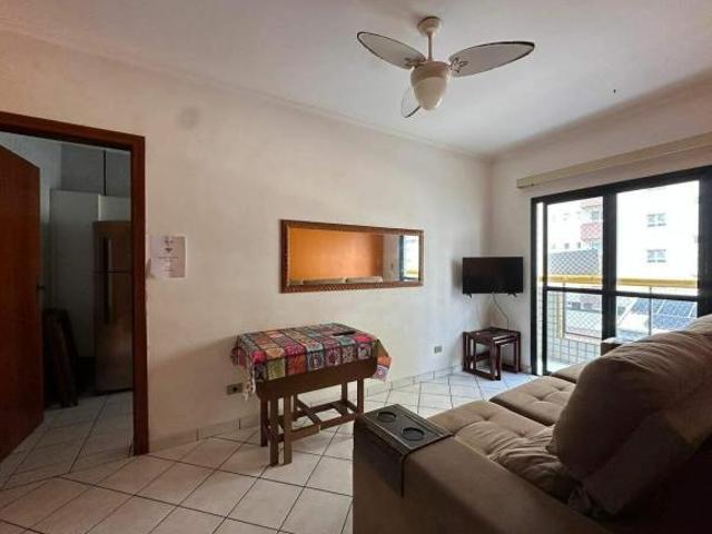 Apartamento 1 Dorm. Mobiliado com Vista Mar – Aviação, Praia Grande/SP | 1 vaga
