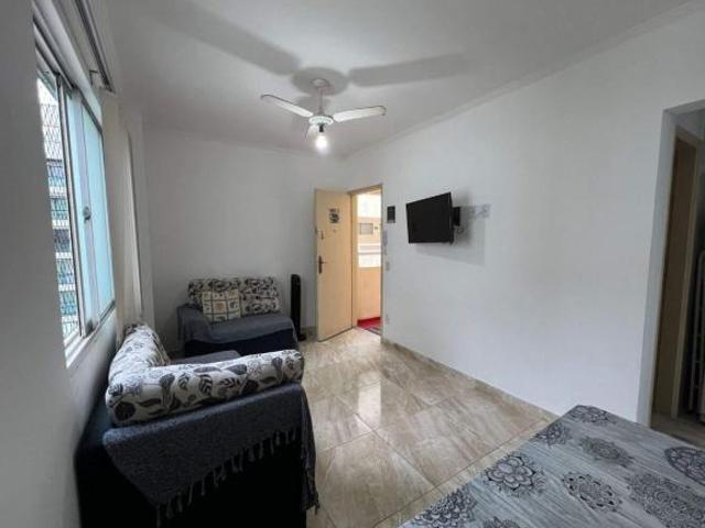 Apartamento MOBILIADO com 1 dormitório à venda, 40 m² por R$ 350.000 Canto do Forte Praia Grande