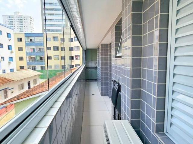 Apartamento MOBILIADO com 1 dormitório à venda, 42 m² por R$ 375.000 Canto do Forte Praia Grande