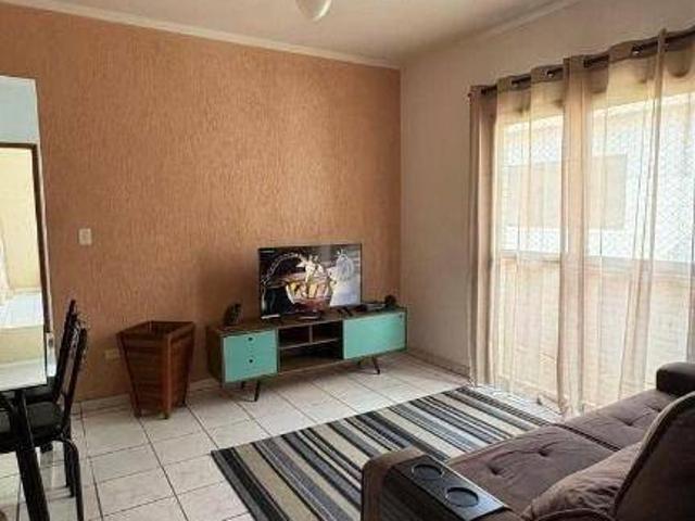 Apartamento Mobiliado com 1 dormitório à venda, 43 m² por R$ 290.000 Vila Guilhermina Praia Gran