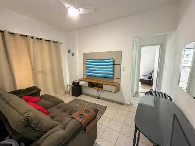 Apartamento MOBILIADO com 1 dormitório à venda, 53 m² por R$ 340.000 Canto do Forte Praia Grande