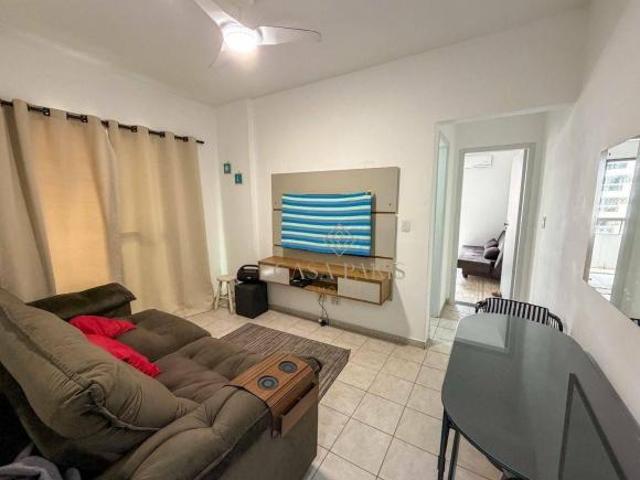 Apartamento MOBILIADO com 1 dormitório à venda, 53 m² por R$ 340.000 Canto do Forte Praia Grande