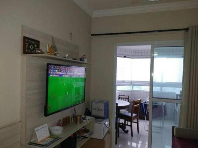 Apartamento MOBILIADO com 1 dormitório à venda, 53 m² por R$ 375.000 Mirim Praia Grande/SP