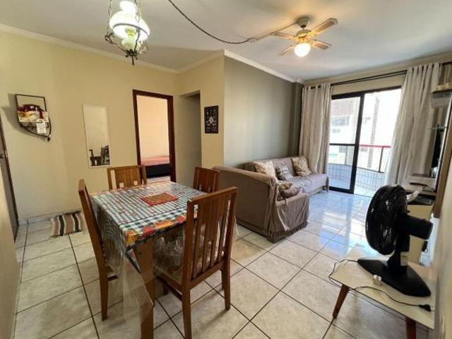 Apartamento MOBILIADO com 1 dormitório à venda, 60 m² por R$ 370.000 Vila Guilhermina Praia Gran
