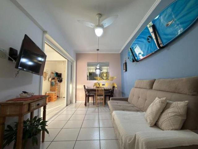 Apartamento mobiliado com 1 dormitório na Praia das Astúrias – Alfa Imóveis Guarujá