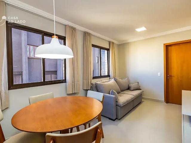 Apartamento mobiliado com 1 suíte para alugar no Batel próximo ao Hospital Evangélico Mackenzie
