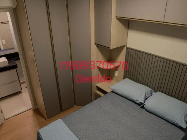 Apartamento mobiliado com 1 quarto, sala e cozinha integrados com sacada, próximo lado da usp, fl55